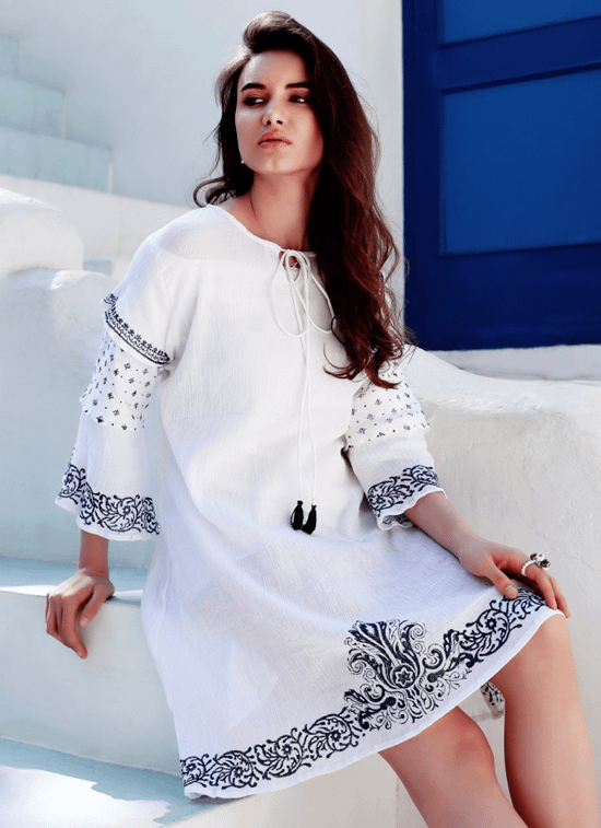 Blue pottery art inspired collection - Fashion & Fitness